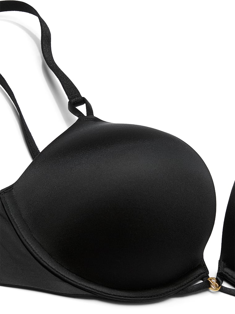 Buy Bombshell Add-2-Cups Smooth Push-Up Bra, Jet Black - Order Bras ...