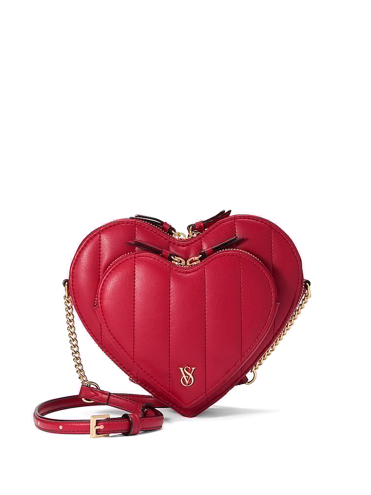 Buy Heart Crossbody Bag, Red Lacquer - Order Bags online - Victoria's Secret