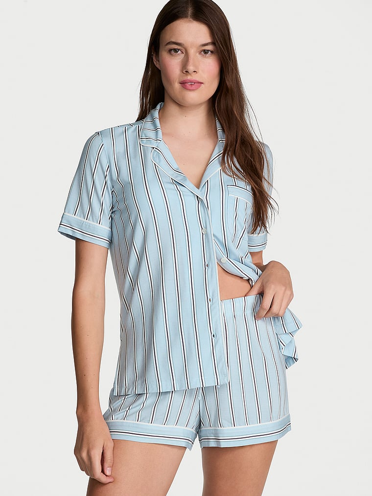 Buy Modal Soft Short Pajama Set, - Order Pajamas Sets online - Victoria ...