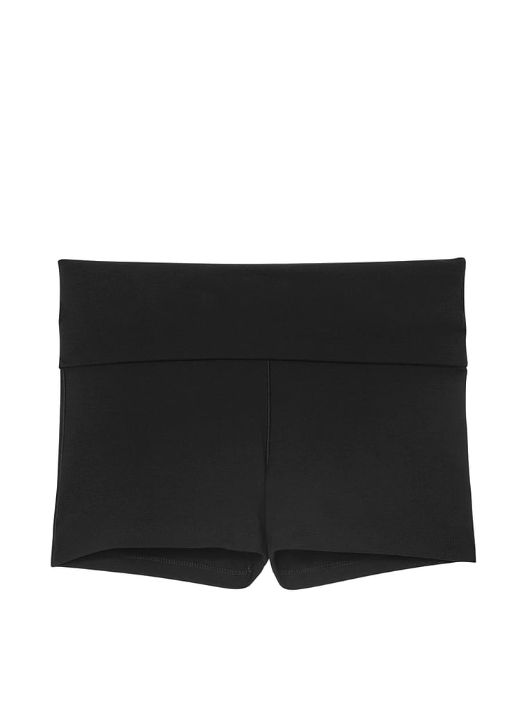 Buy All-Day Cotton Foldover 3” Bike Shorts, Pure Black - Order Bottoms ...