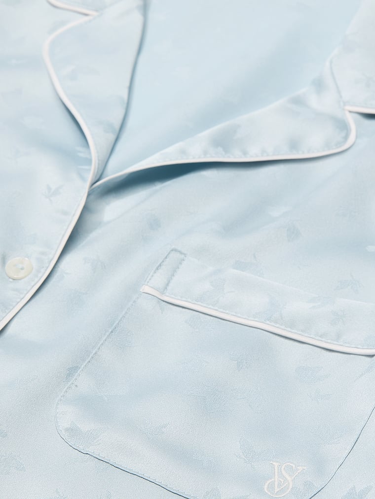 Buy Glazed Satin Short Pajama Set, - Order Pajamas Sets online ...