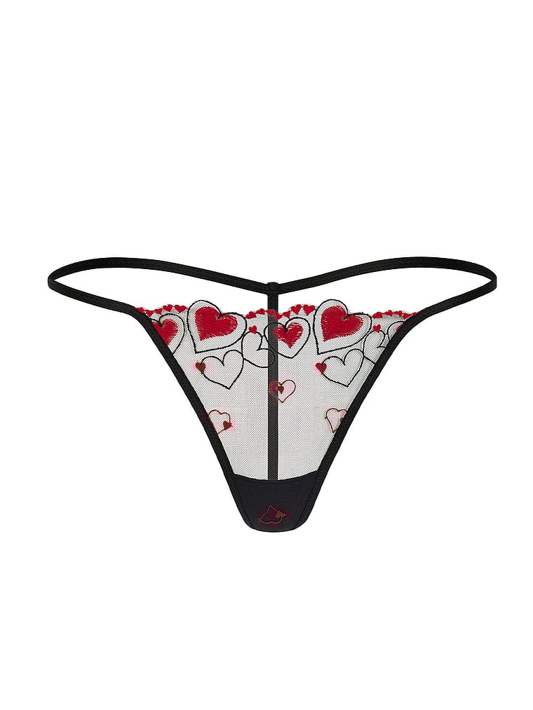 Buy Lovette G-String Panty, Jet Black - Order Panties online - Victoria ...