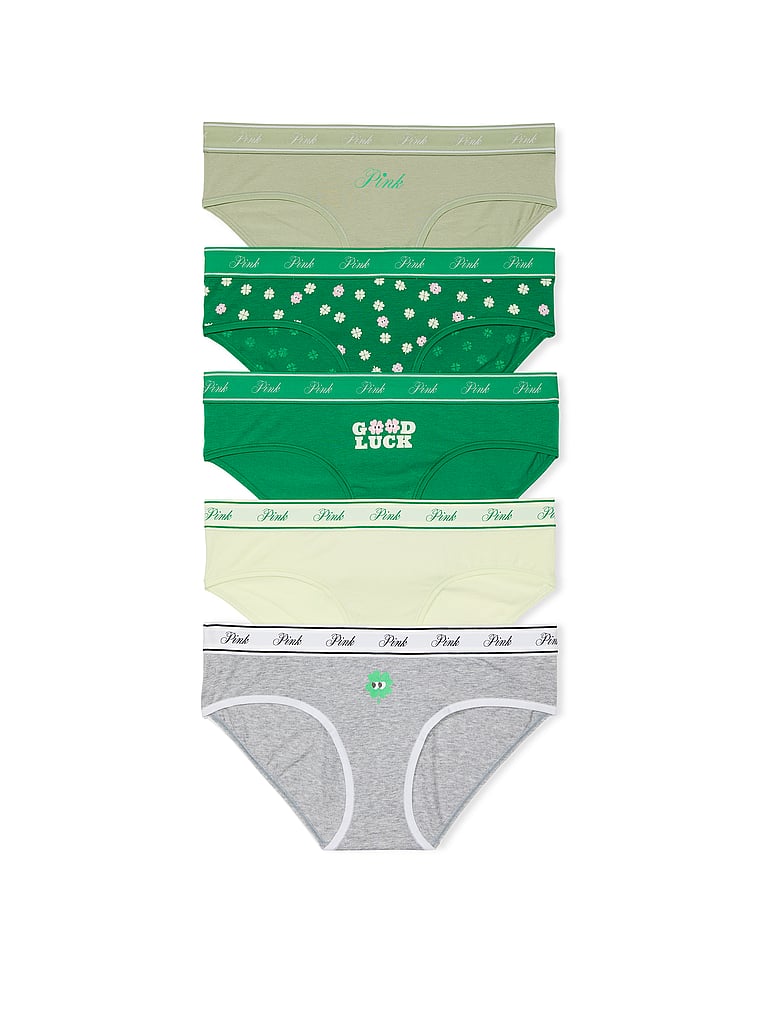 Buy 5-Pack Logo Cotton Hiphugger Panties, St. Paddy'S Pack - Order ...