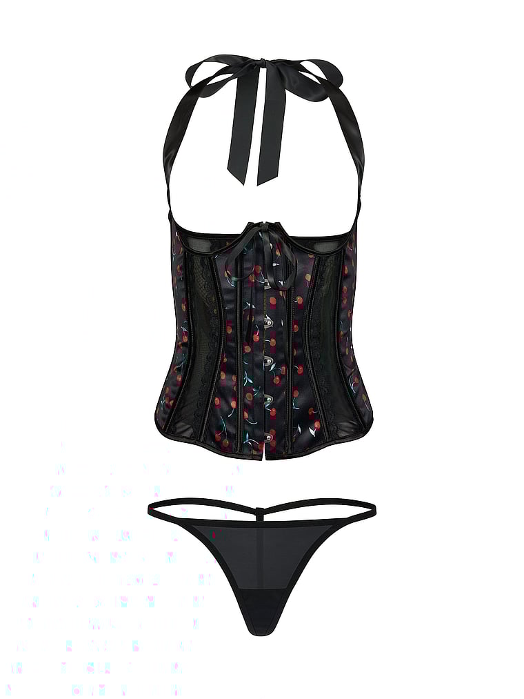 Buy Amadine Corset + G-String Panty Set, Cherry Amour C02 - Order Corsets online - Victoria's ...