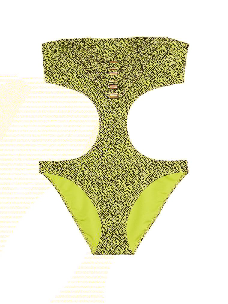 Buy VS Archives Strappy Hardware Strapless Monokini One-Piece Swimsuit ...