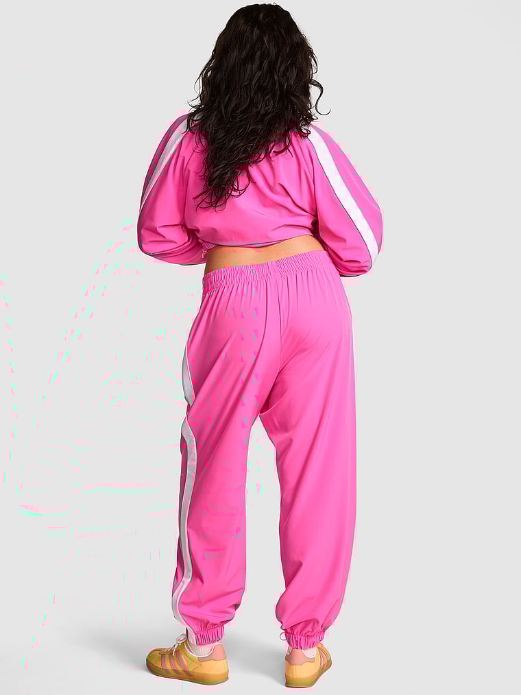 Buy Tech Woven Jogger Pants, Pink Gossip - Order Bottoms online - PINK