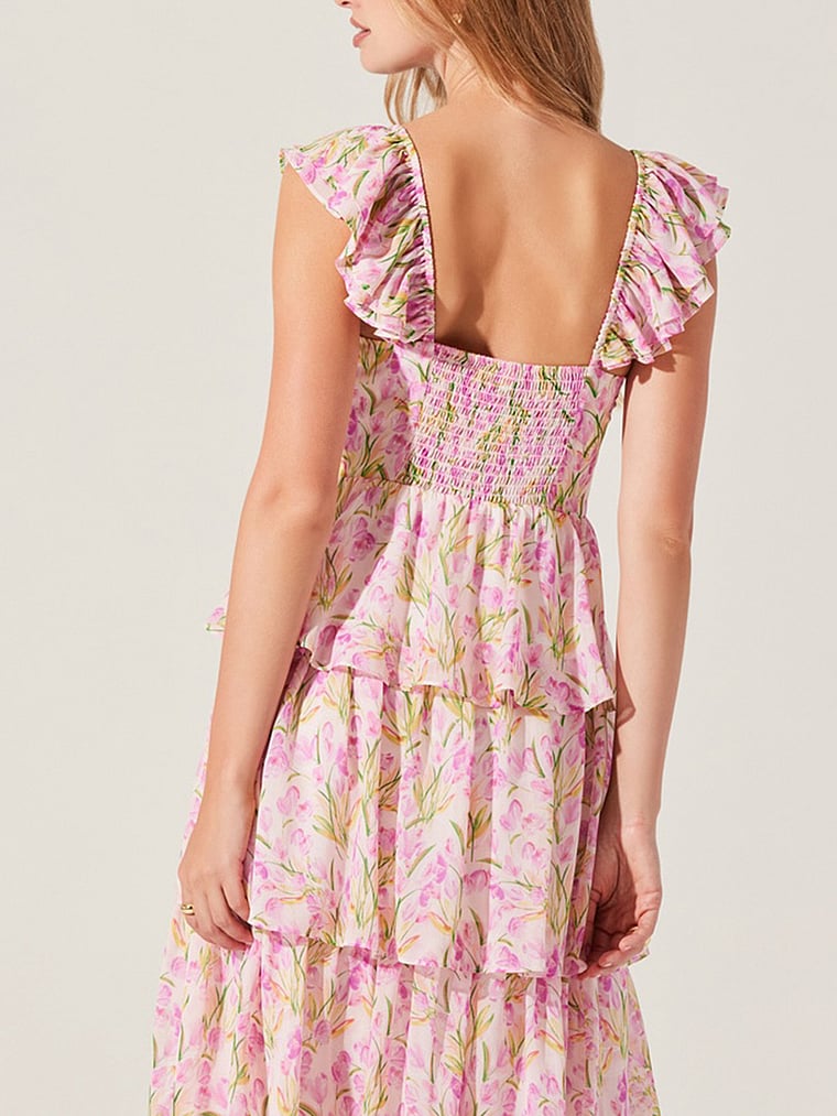 Buy Midsummer Dress, Pink Multi Floral - Order Dresses online ...