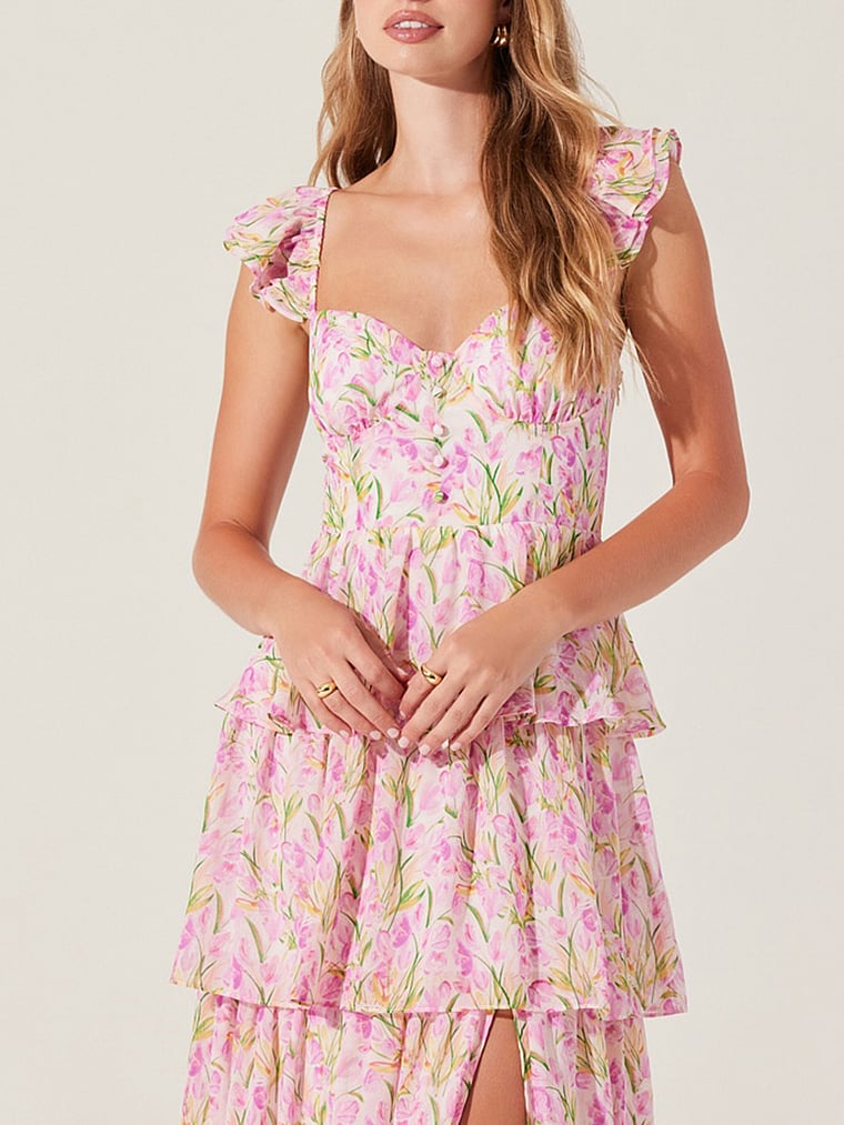 Buy Midsummer Dress, Pink Multi Floral - Order Dresses online ...
