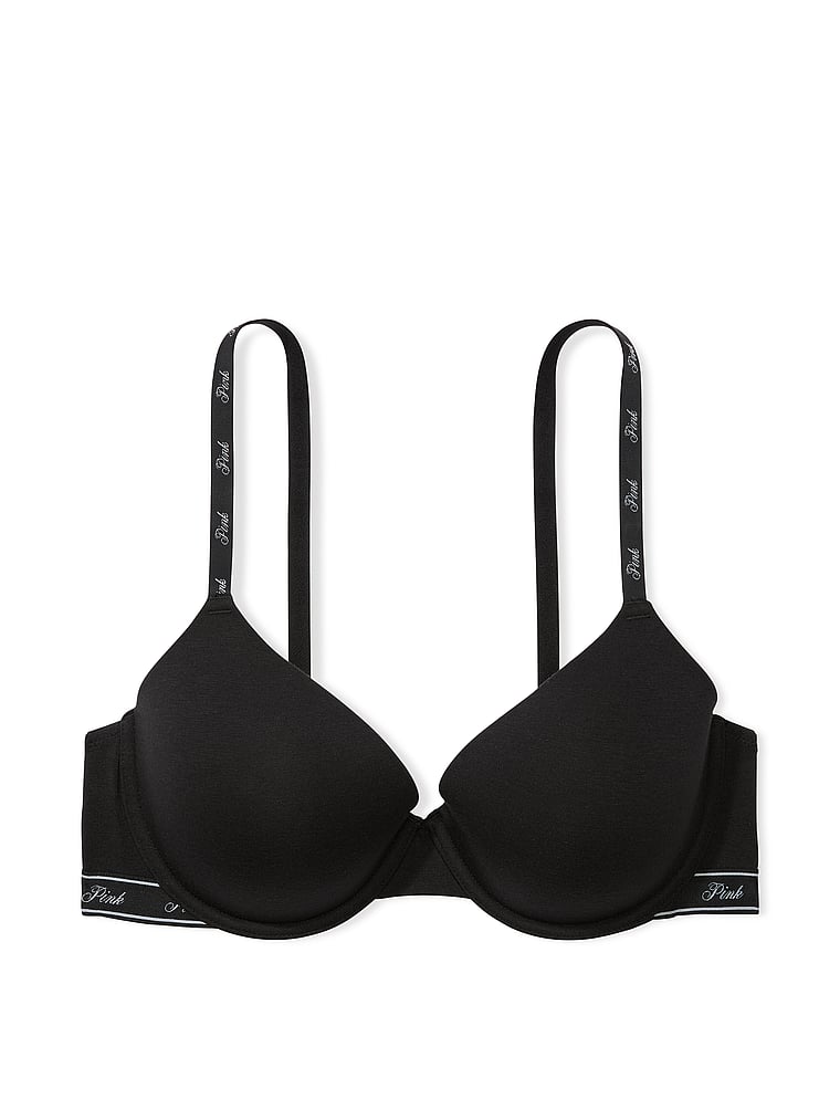 Buy Wear Everywhere Lightly Lined Full Coverage T-Shirt Bra, Black ...