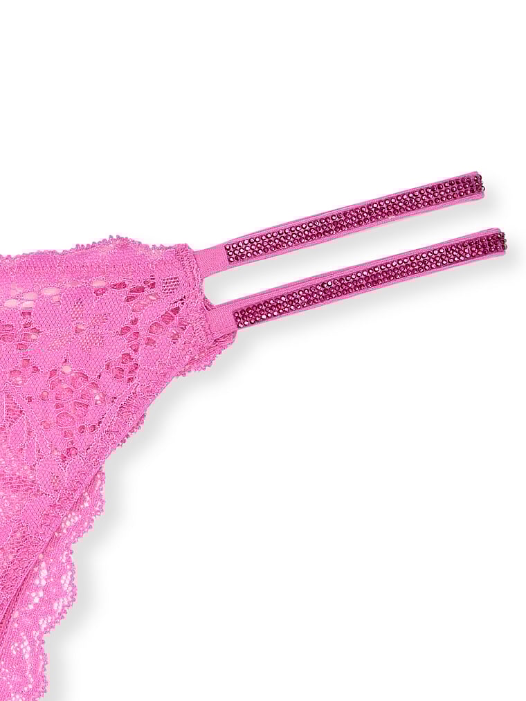 Buy Twinkle Strap Lace Brazilian Panty, New Peony - Order Brazilian ...