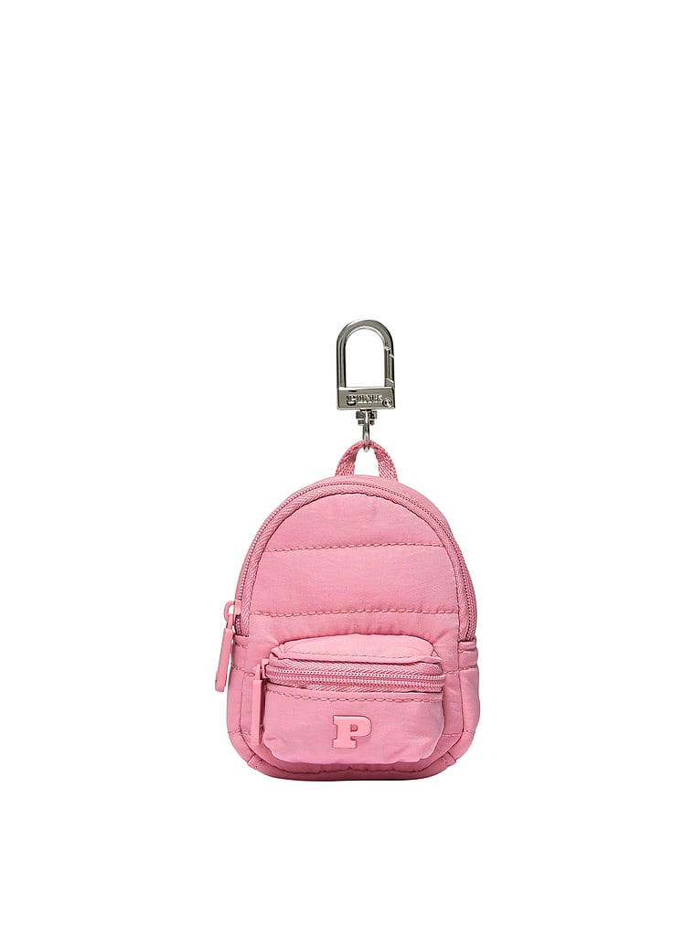 Buy Mini Backpack Keychain Charm, Pale Rosy Pink - Order Small ...