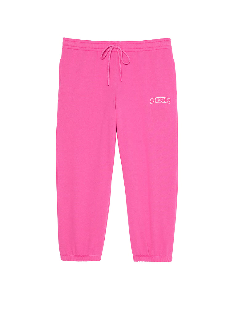 Buy Ivy Fleece Capri Jogger Sweatpants, Pink Gossip - Order Bottoms ...