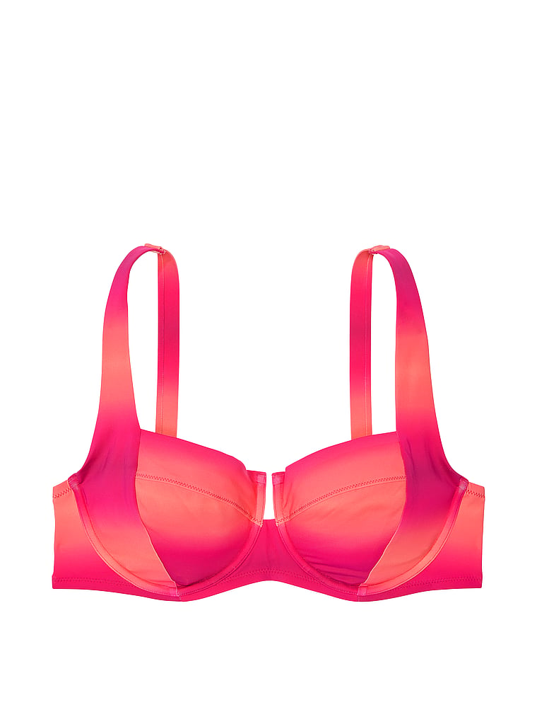 Buy Essential Full-Coverage Bikini Top, Sunrise Ombre - Order Bikini ...