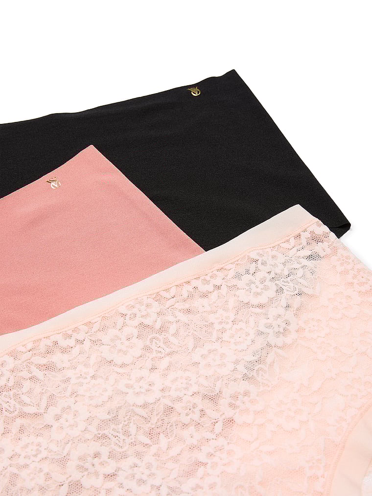 Buy 3-Pack No-Show High-Waist Brief Panties, Multi - Order PACKAGED ...