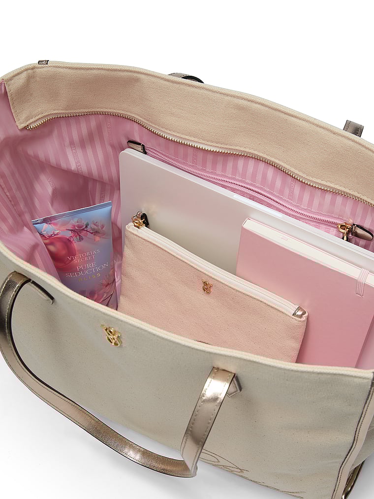 Buy Bridal Canvas Tote Bag, Bridal - Order Bags online - Victoria's ...