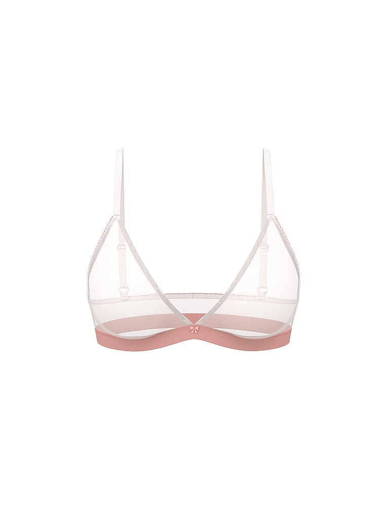 Buy Tease Unlined Triangle Bralette, Delicate Violet & Just Peachy ...