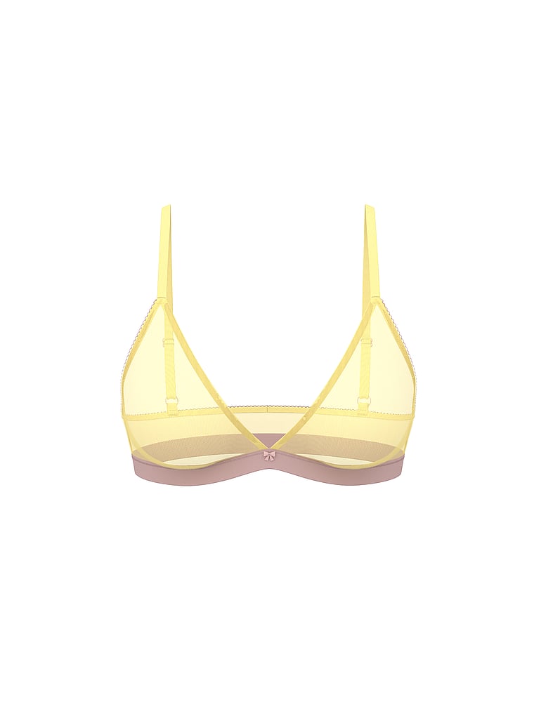 Buy Tease Unlined Triangle Bralette, Yellow Tulip & Sweet Nothings ...