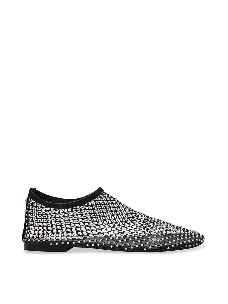 Buy Mino-R Mesh Rhinestone Flats, - Order undefined online - PINK