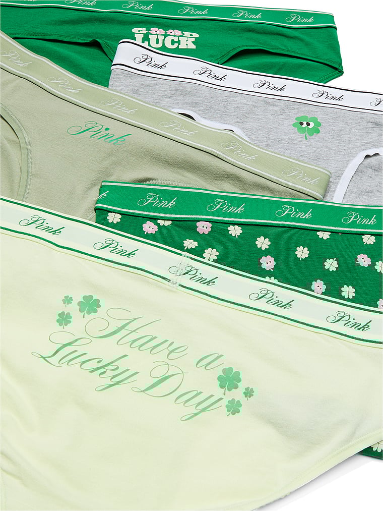 Buy 5-Pack Logo Cotton Hiphugger Panties, St. Paddy'S Pack - Order ...