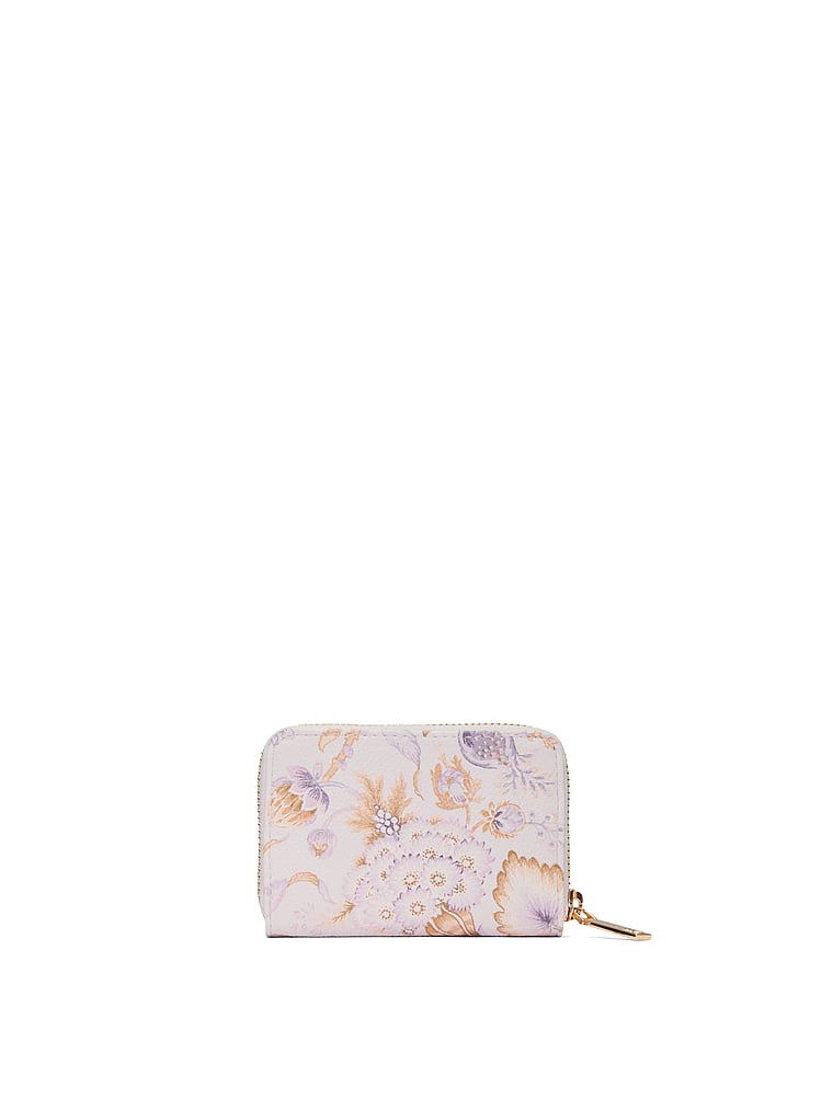Buy Small Wallet with Zip, Lilac Paisley - Order Small Accessories ...