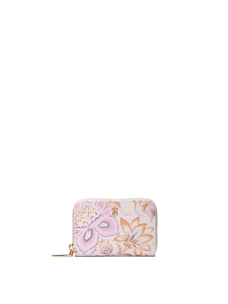 Buy Small Wallet with Zip, Lilac Paisley - Order Small Accessories ...
