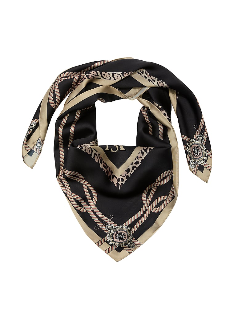 Buy Satin Scarf, Vs Chain Print - Order Cold Weather online - Victoria ...