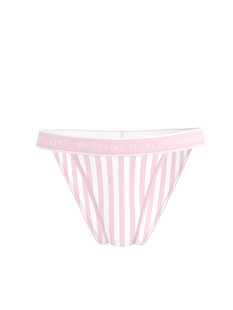 Buy Logo Cotton Tanga Panty, Pretty Blossom Stripes - Order Panties ...