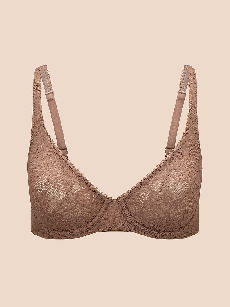 Buy Winona Unlined Demi Bra, Beaver Fur - Order Bras online - Victoria ...