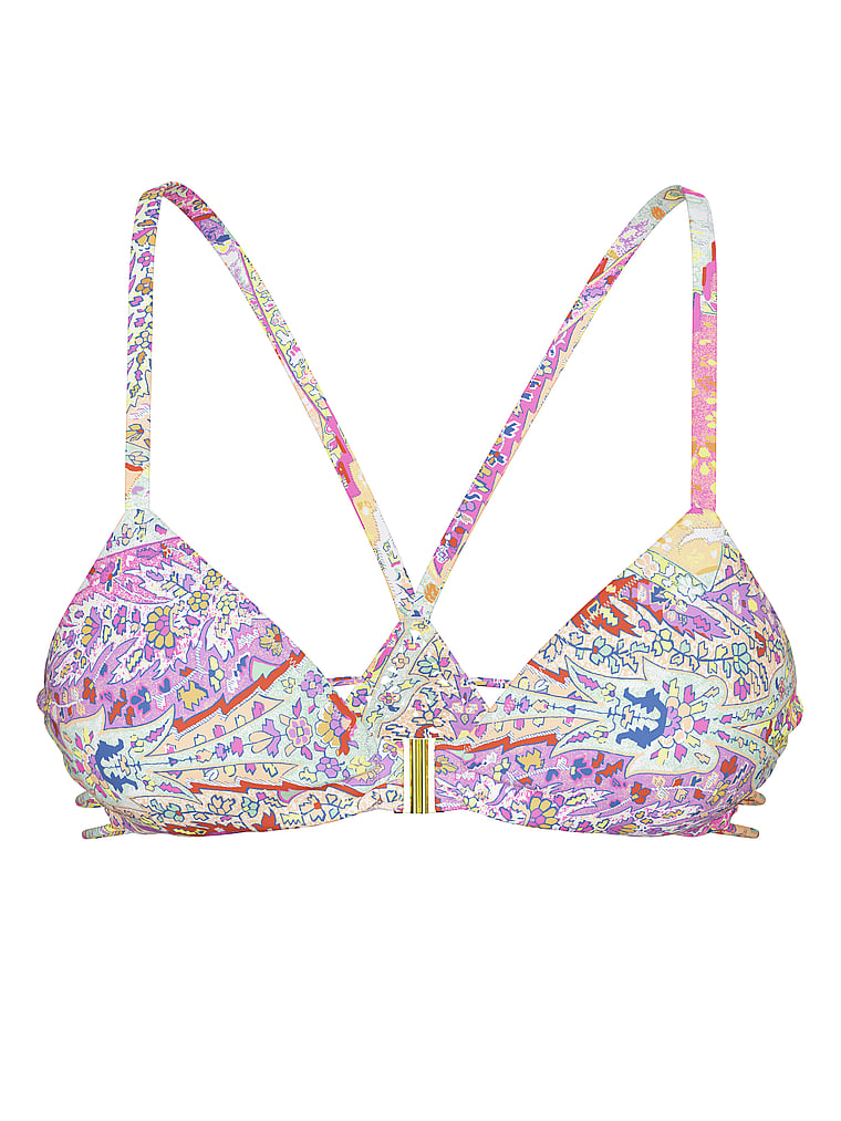 Buy Archives Beach Macrame Bralette Bikini Top, Shimmer Paisley - Order ...