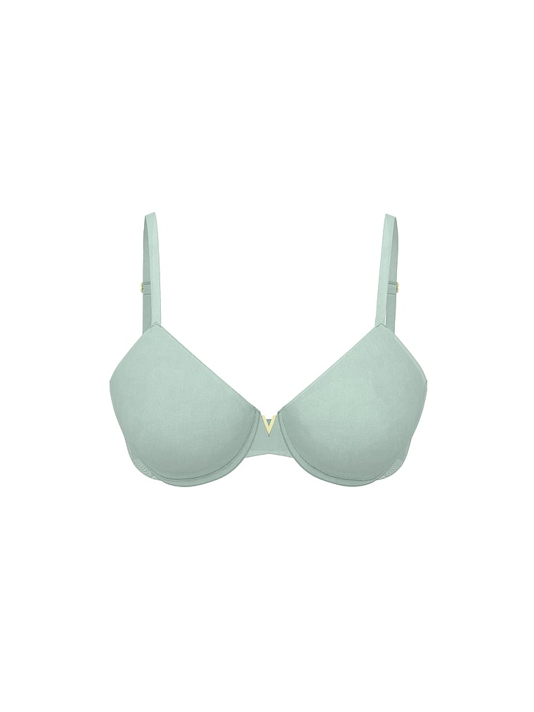 Buy Smooth Lightly Lined Full Coverage Bra, Mint Green - Order Bras ...