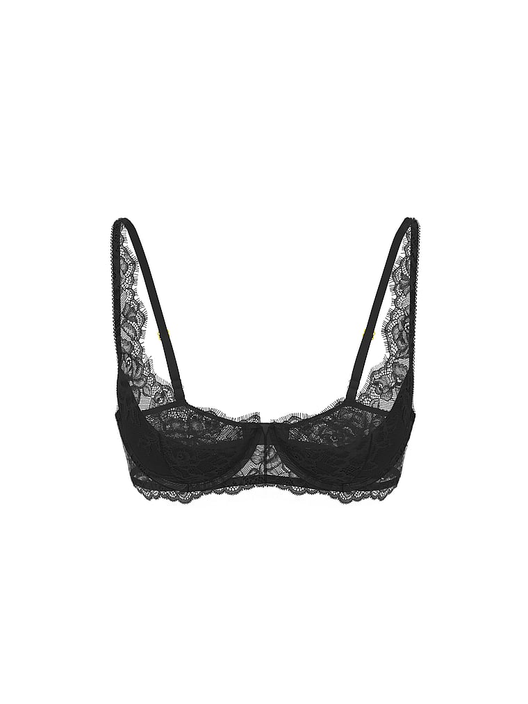 Buy Cherry Pop Embroidery Uplift Balconette Bra, Black Cherry Pop ...