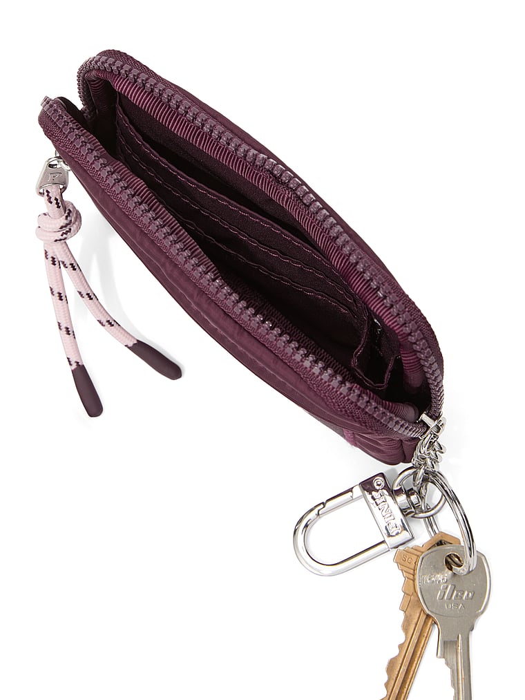 Buy Zip Card Holder Keychain, Wild Rose - Order Small Accessories ...
