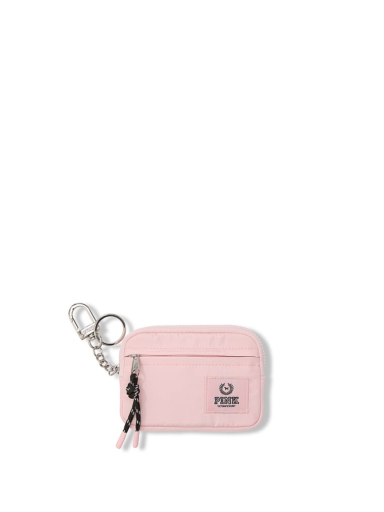 Buy Zip Card Holder Keychain, Dollhouse Pink - Order Small Accessories ...