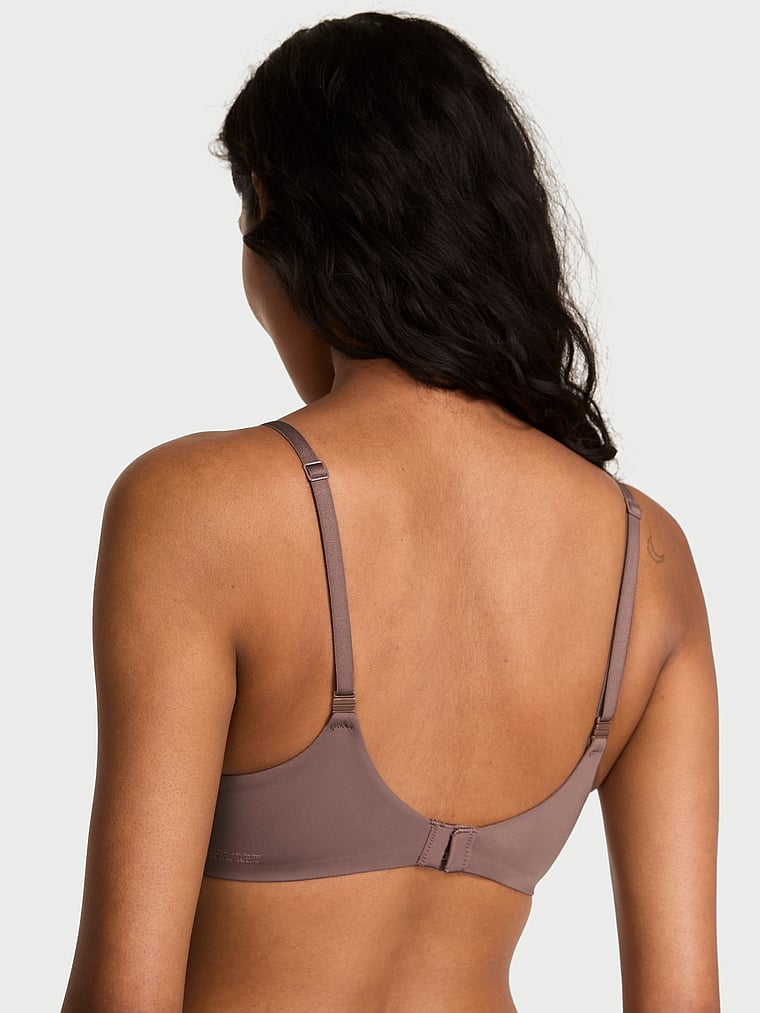 Buy FlexFactor Lightly Lined Plunge Demi Bra, Cloudy Grey - Order Bras online - Victoria's Secret