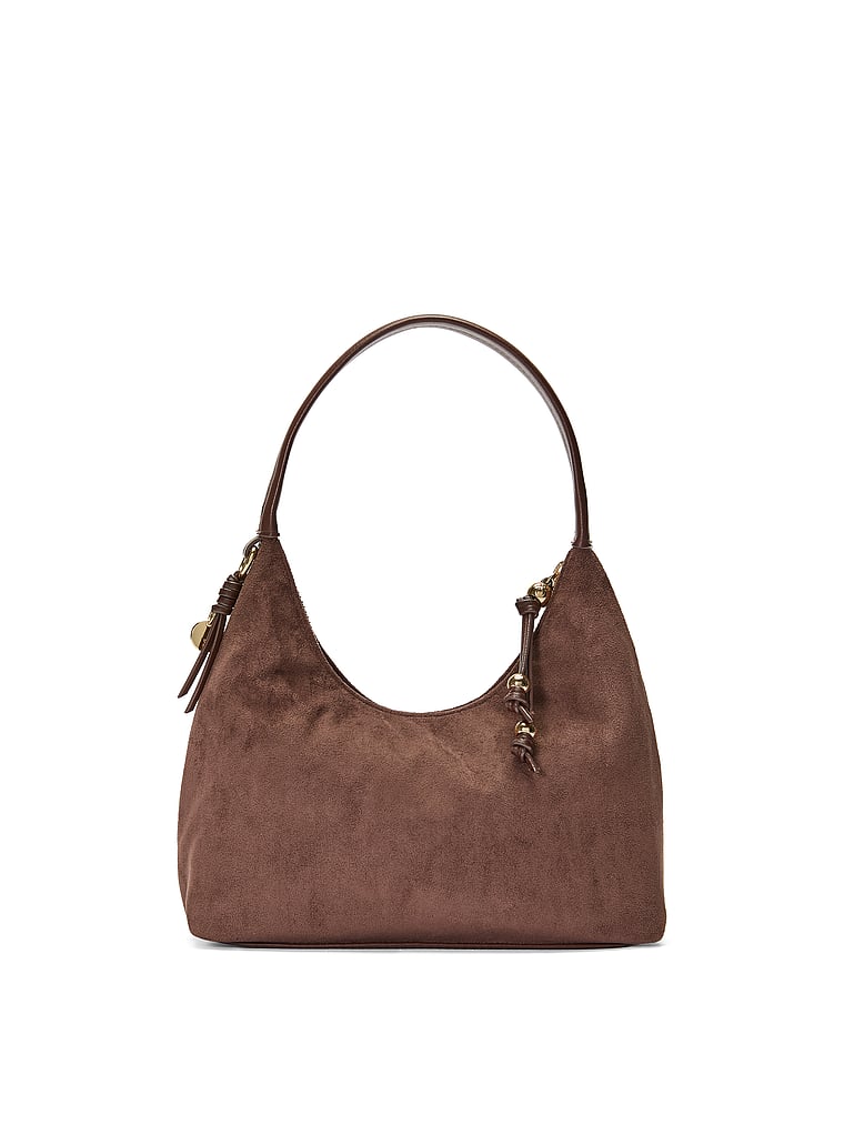 Buy VS Icon Small Shoulder Bag, Ganache Suede - Order Bags online ...
