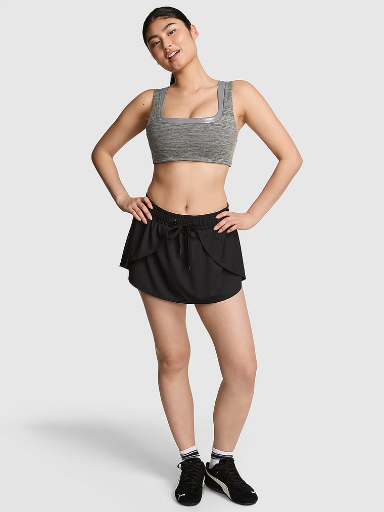 Buy Relay Tulip Skort, Pure Black - Order Bottoms online - PINK US