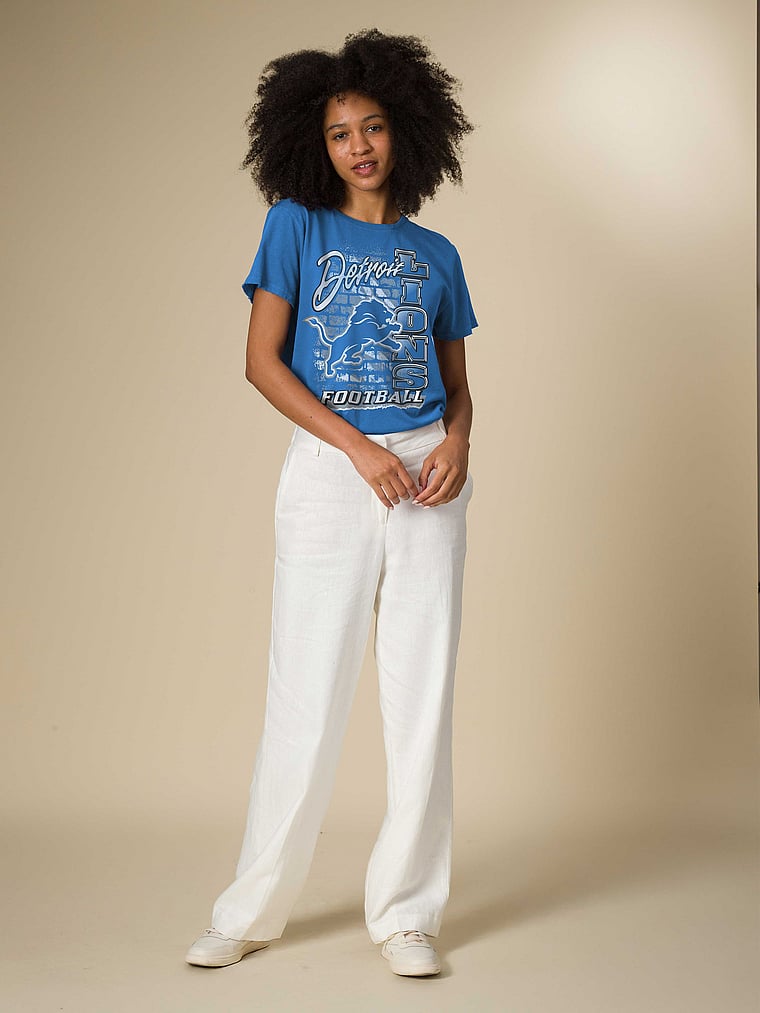 Buy Detroit Lions MVP Vintage Tee, Lions Blue - Lions - Order Tops ...
