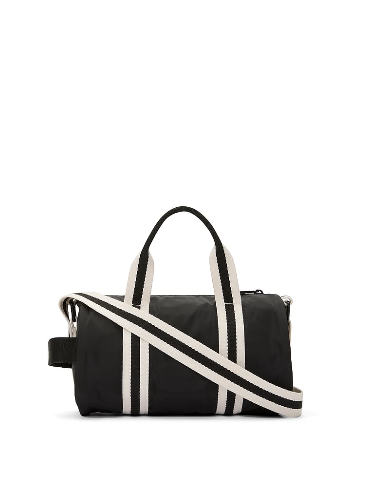 Buy Mini Nylon Duffle Bag, Black - Order Bags online - PINK