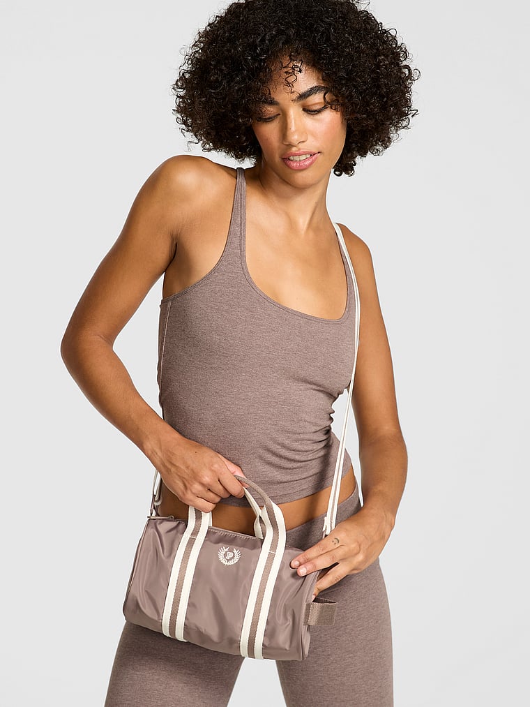 Buy Mini Nylon Duffle Bag, Iced Coffee - Order Bags online - PINK US