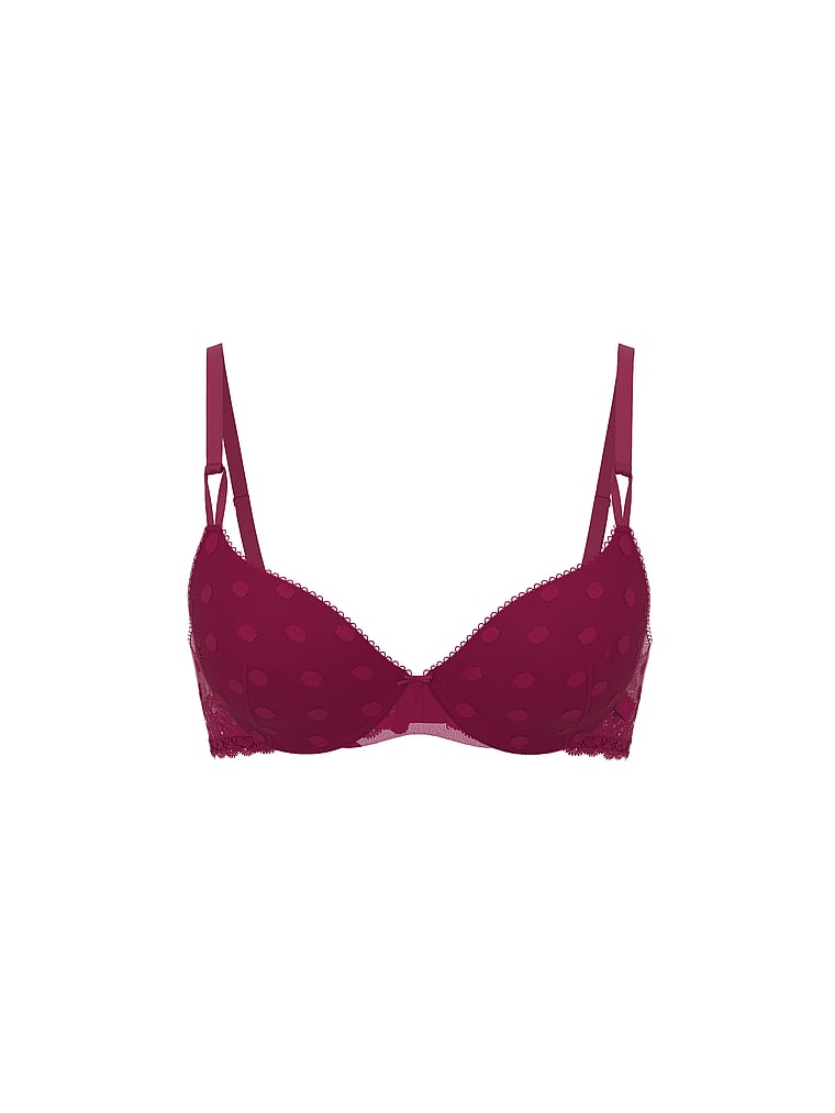 Buy Sexy Tee Sheer Heritage Dot Push-Up Bra, Fresh Jam - Order Bras ...