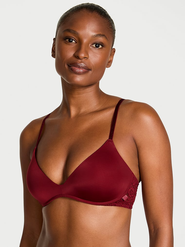 Buy Sexy Tee Smooth Lacie Wireless Push-Up Bra, Sangria Red - Order Bras online - Victoria's ...