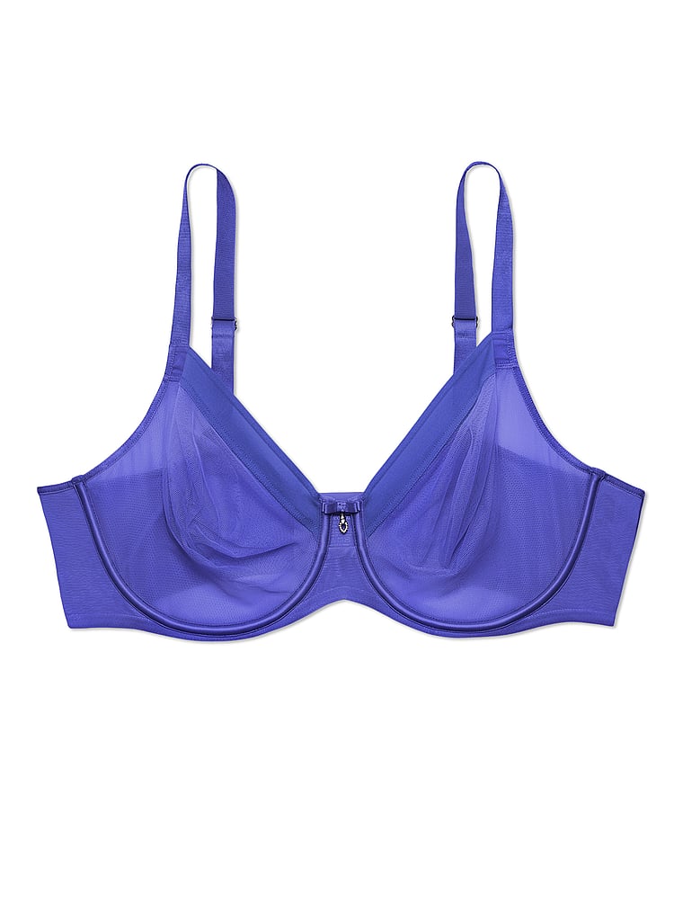 Buy Sheer Mesh Unlined Bra, Radiant Plum - Order Bras online - Victoria ...
