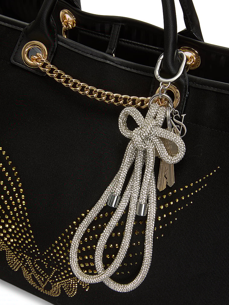 Buy Knotted Shine Wristlet Strap Keychain, Silver - Order Small ...