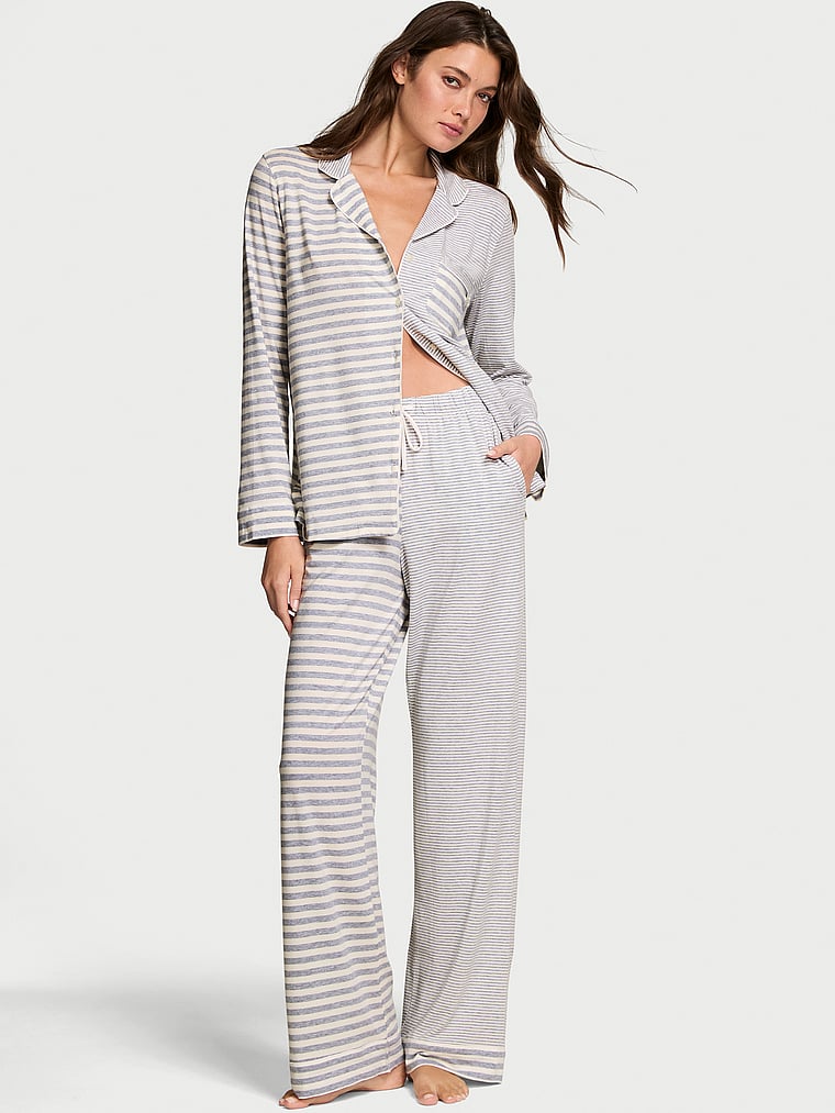 Buy SoSoft™ Modal Long Pajama Set, - Order Pajamas Sets online ...
