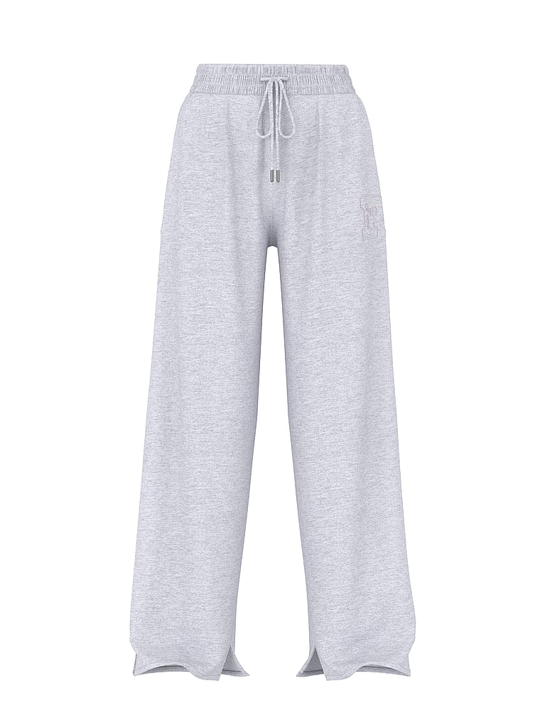 Buy Campus Fleece Wide-Leg Split-Hem Sweatpants, Vs Medium Heather Grey ...
