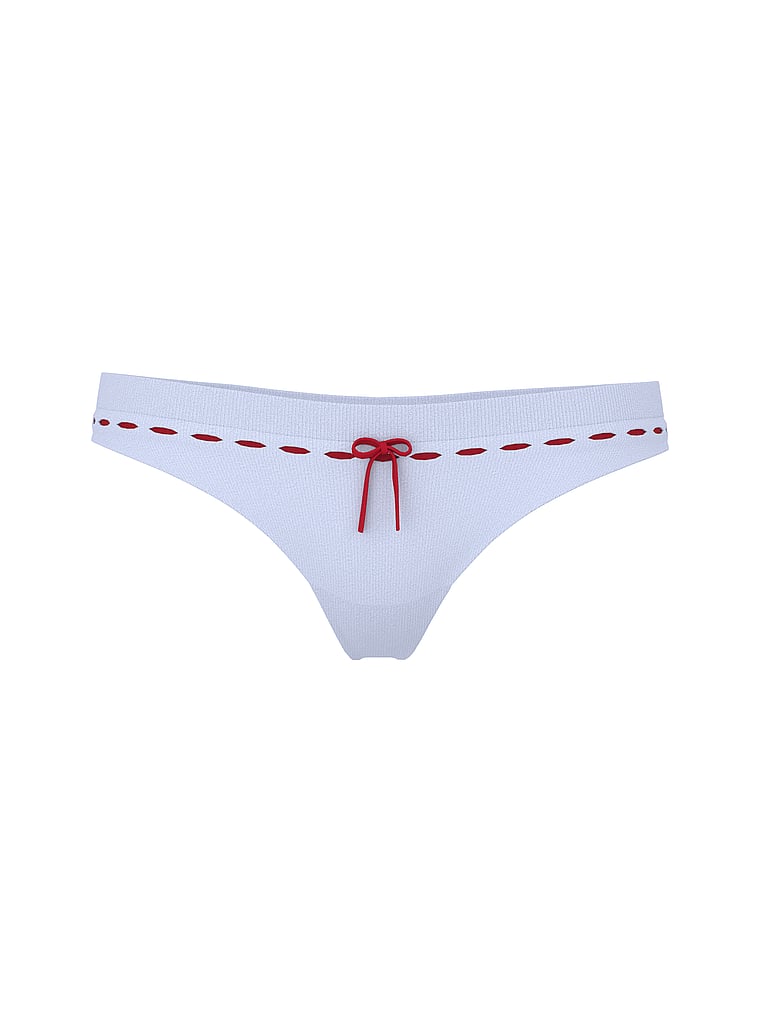 Buy Seamless Ribbon Slot High-Leg Brief Panty, Soft Iris - Order ...