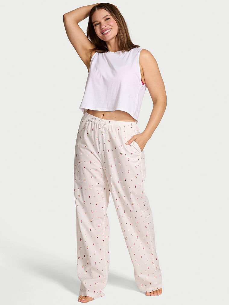 Buy Mix & Match Sleep Heritage Cotton Pajama Pants, Floral - Order ...