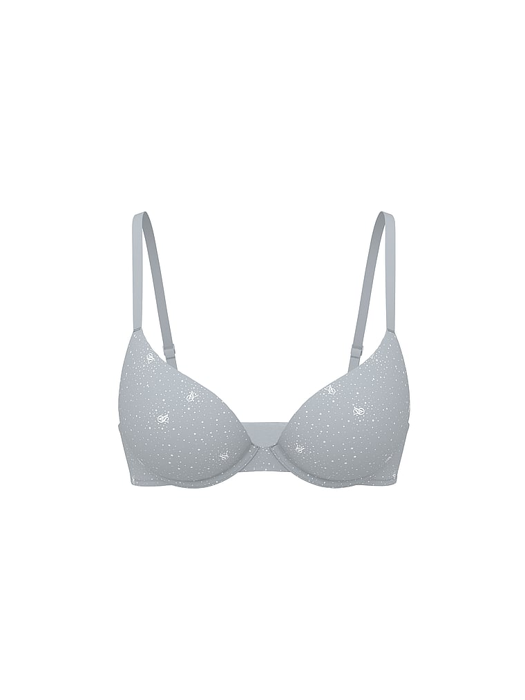 Buy Sexy Tee Smooth Metallic Push-Up Bra, Icy Foil - Order Bras online ...