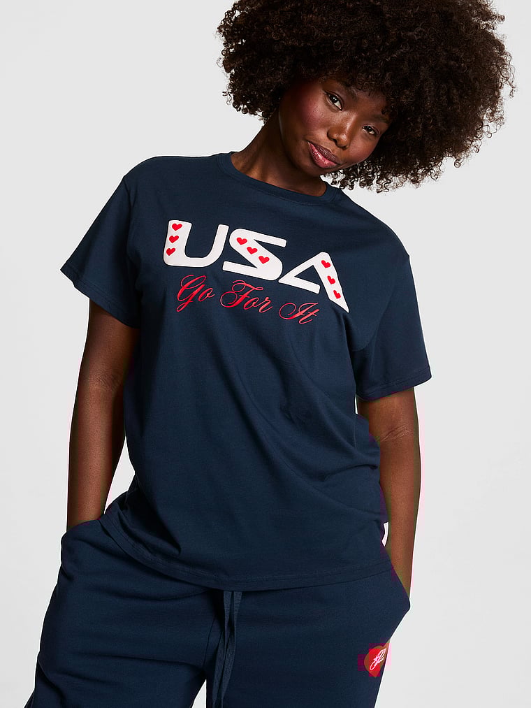 Buy Campus Cotton Tee - Order Tops online 5000006281