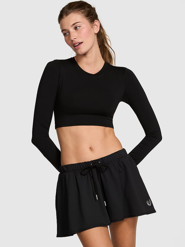 Buy Relay Flirty Shorts, Pure Black - Order Bottoms online - PINK US
